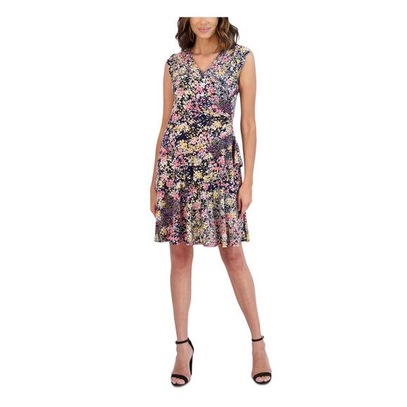 Signature by Robbie Bee | Dresses | Signature By Robbie Bee Womens Navy ...